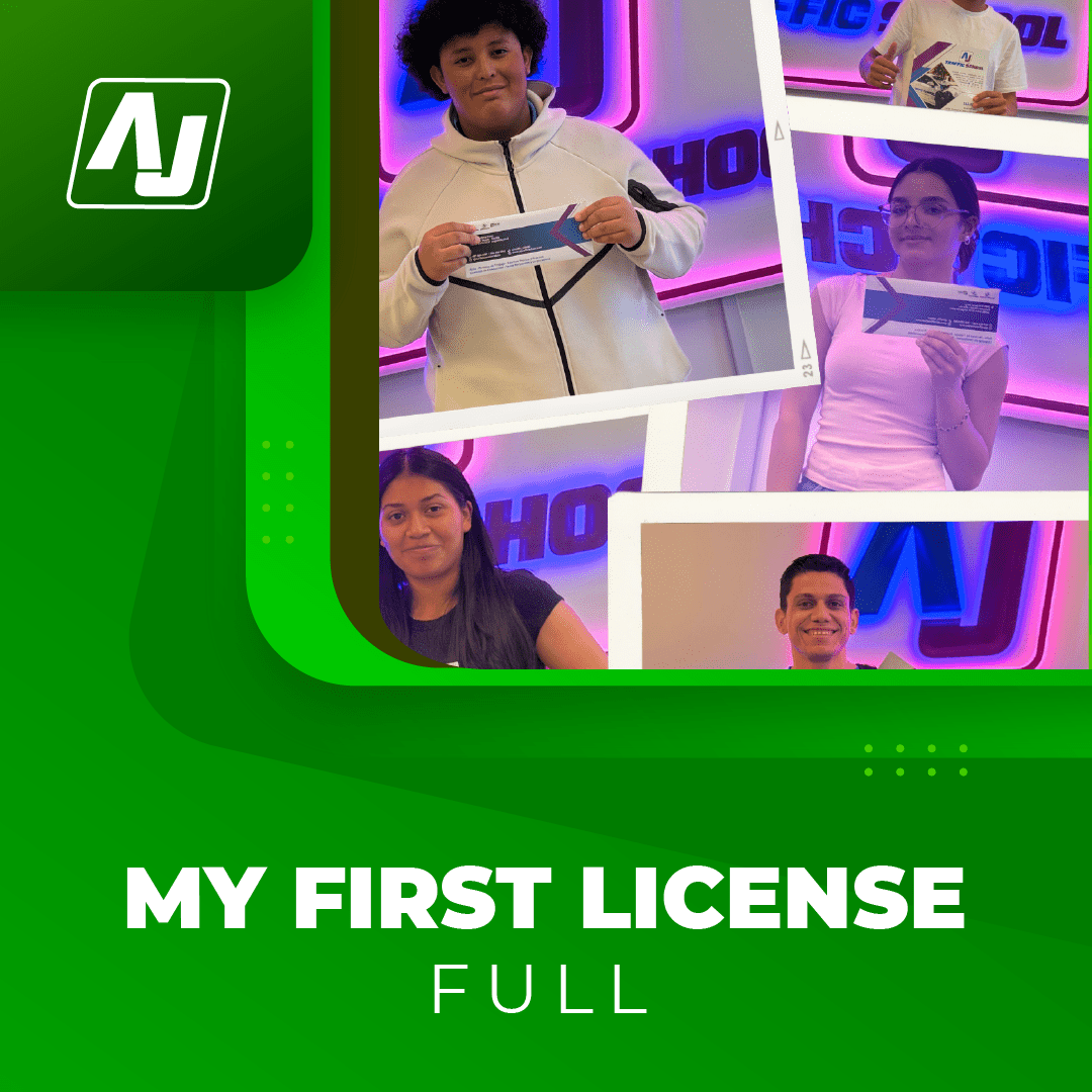 My First FULL License - AJ Traffic School